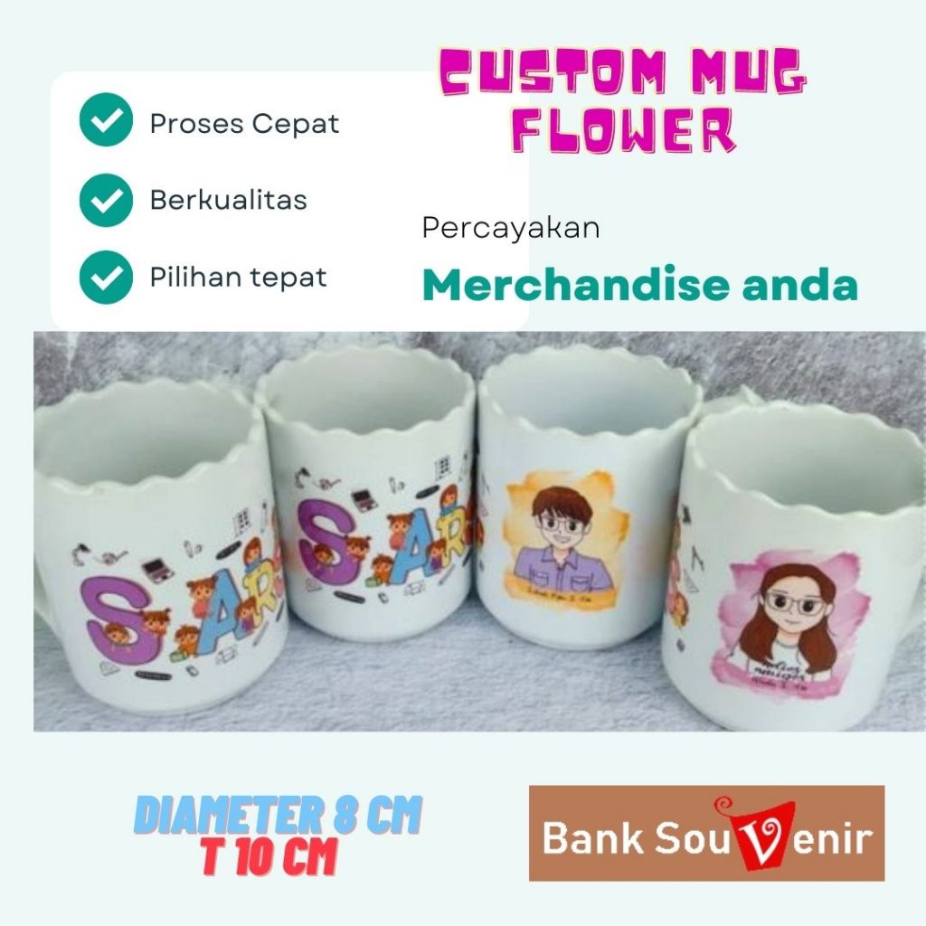 Souvenir Mug Custom - Bank Souvenir
